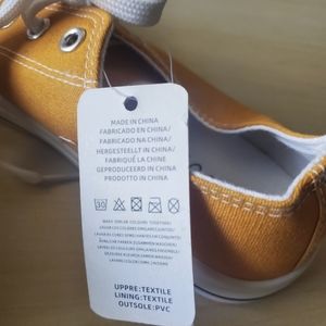 Josiny | Shoes | Mustard Yellow Josiny Slides Sneakers | Poshmark